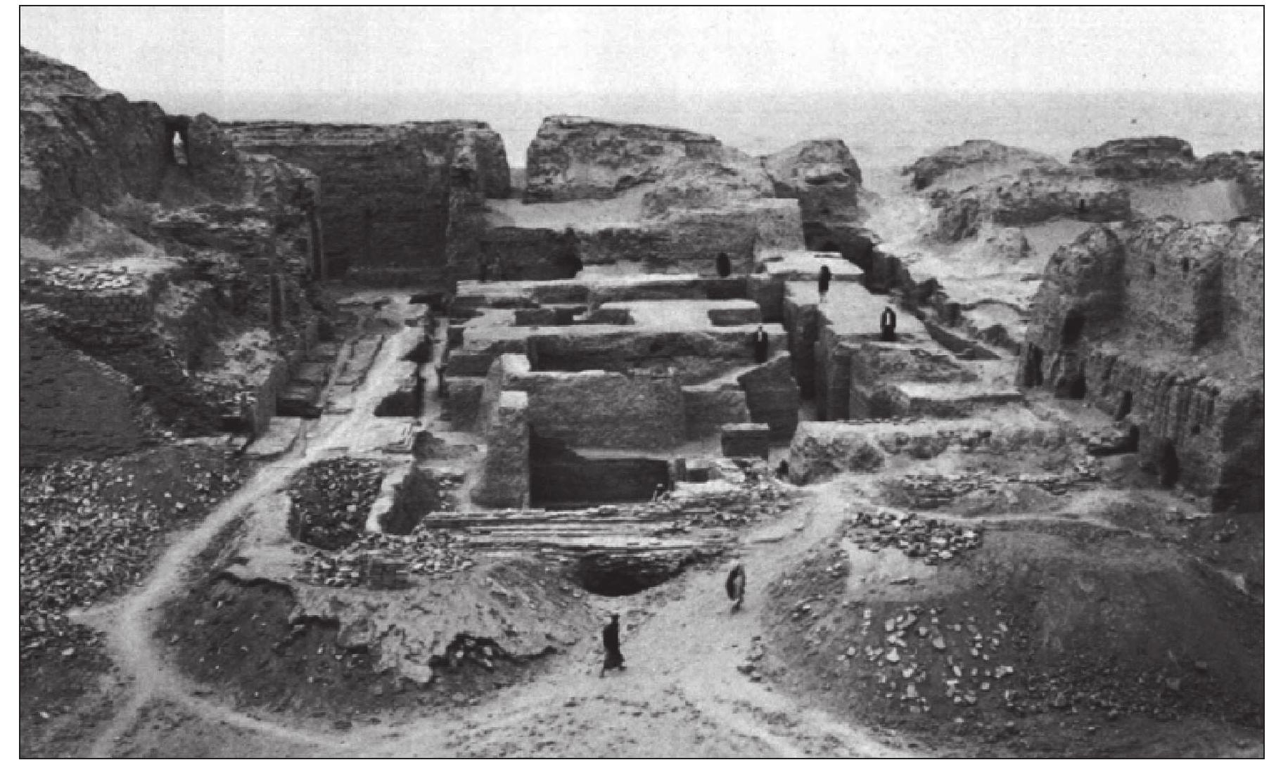 General view of the temple of enlil (phase v) with the