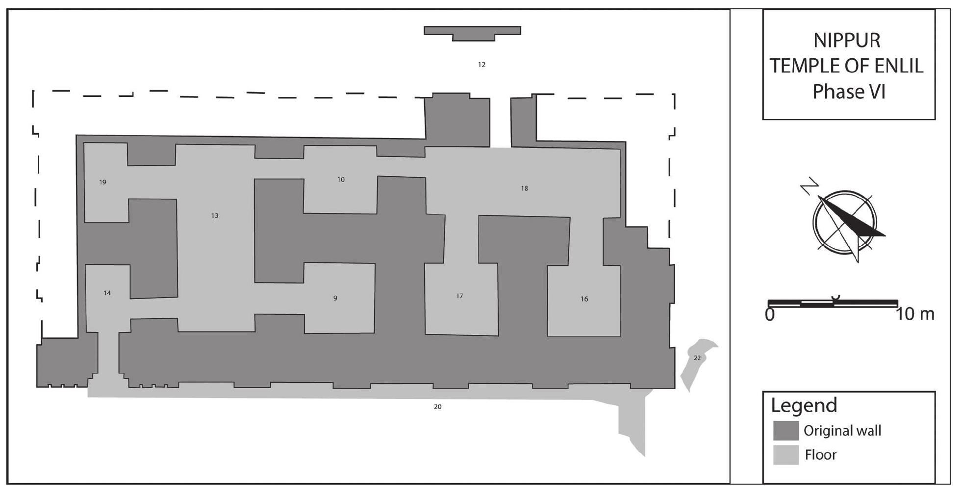 Temple of enlil, phase vi. akkadian period (redrawn after