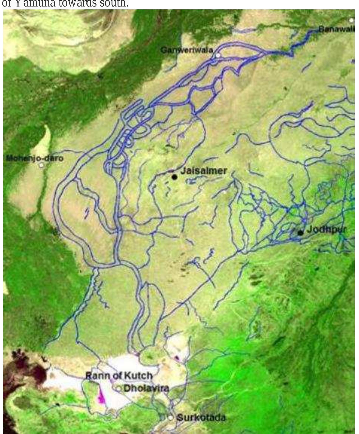 13: palaeo-drainage map of thar desert region using irs p3