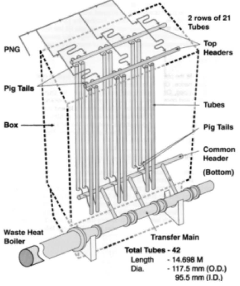 The following picture illustrates a design of exit header