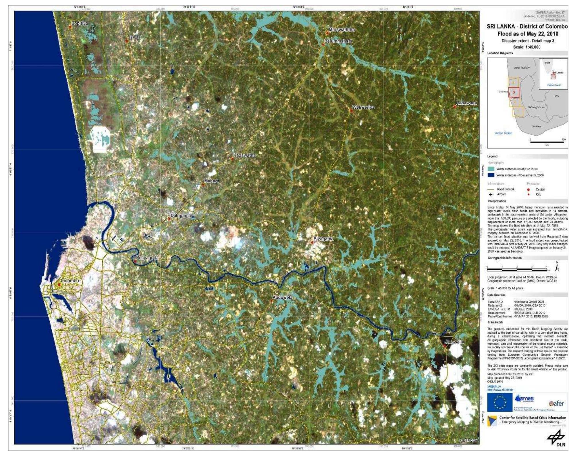 - flooding map of colombo district (zki, 2010)