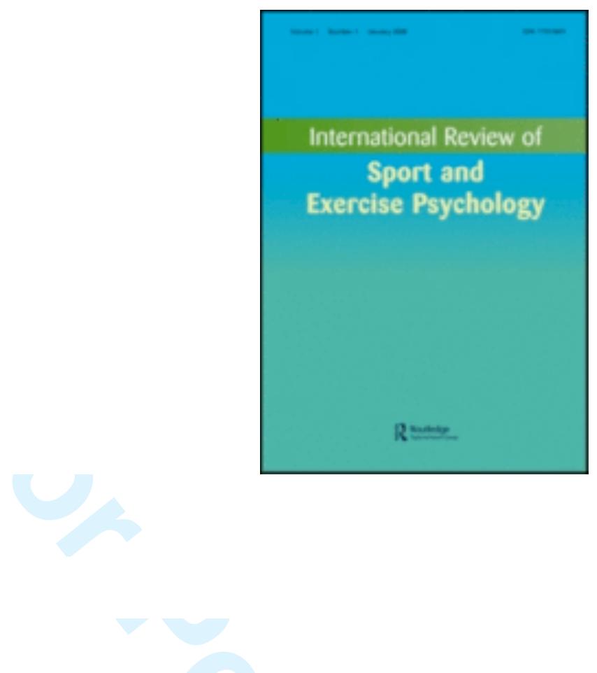 (PDF) Pre-performance routines in sport: current understanding and ...