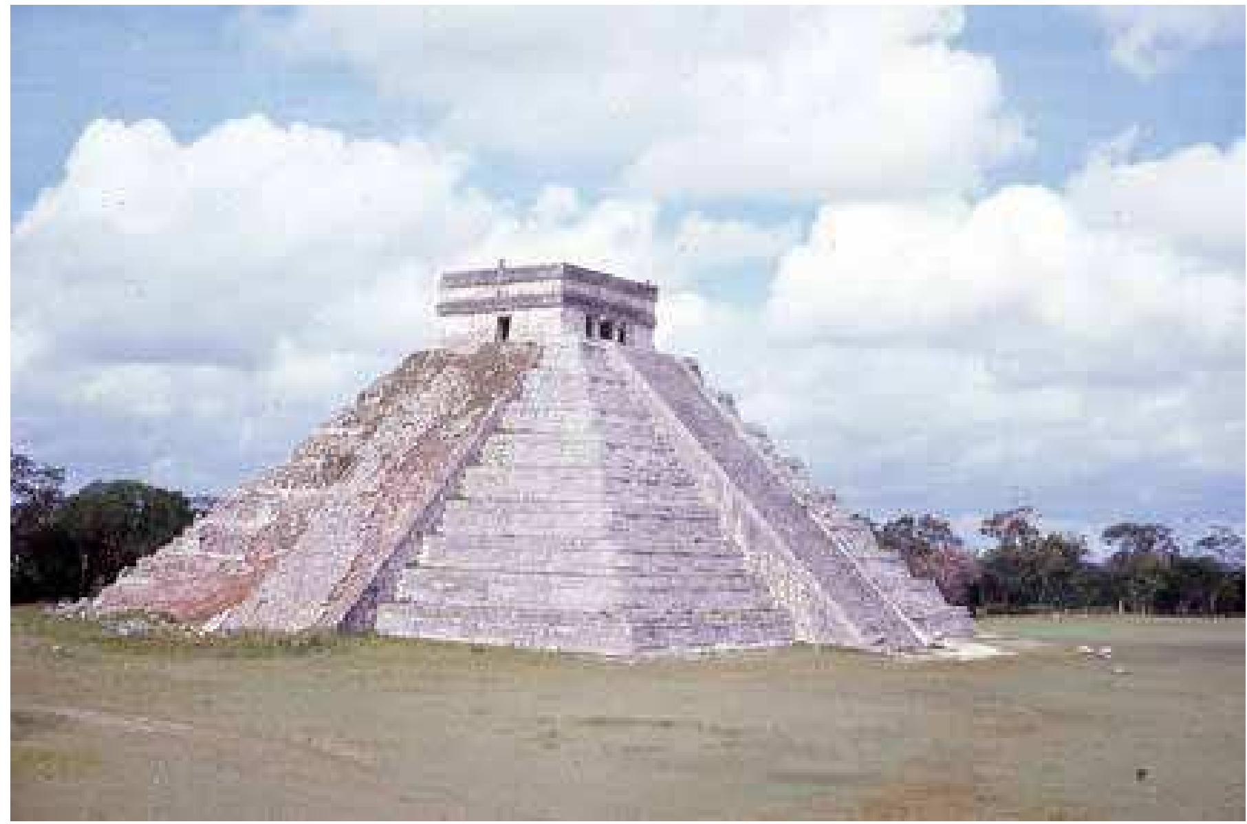 The castillo from the temple of the warriors second, the