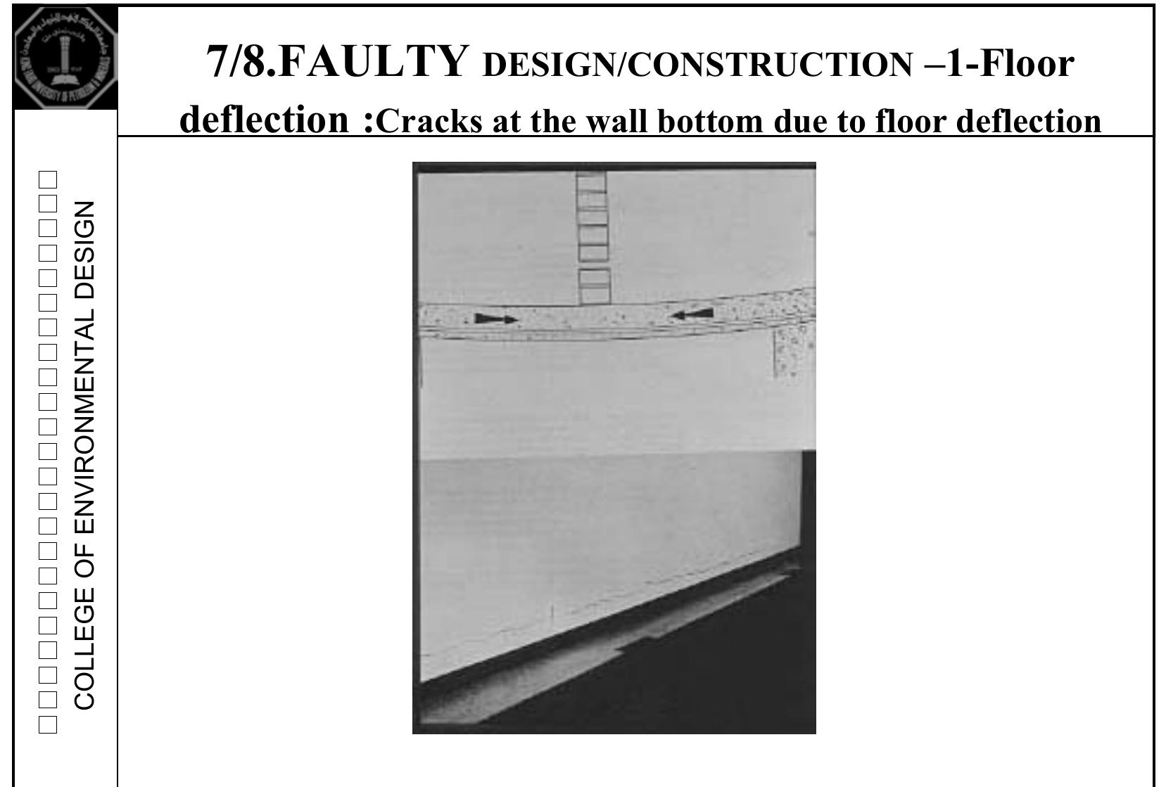 Figure 80 - CAUSES OF DISTRESS IN STRUCTURES
