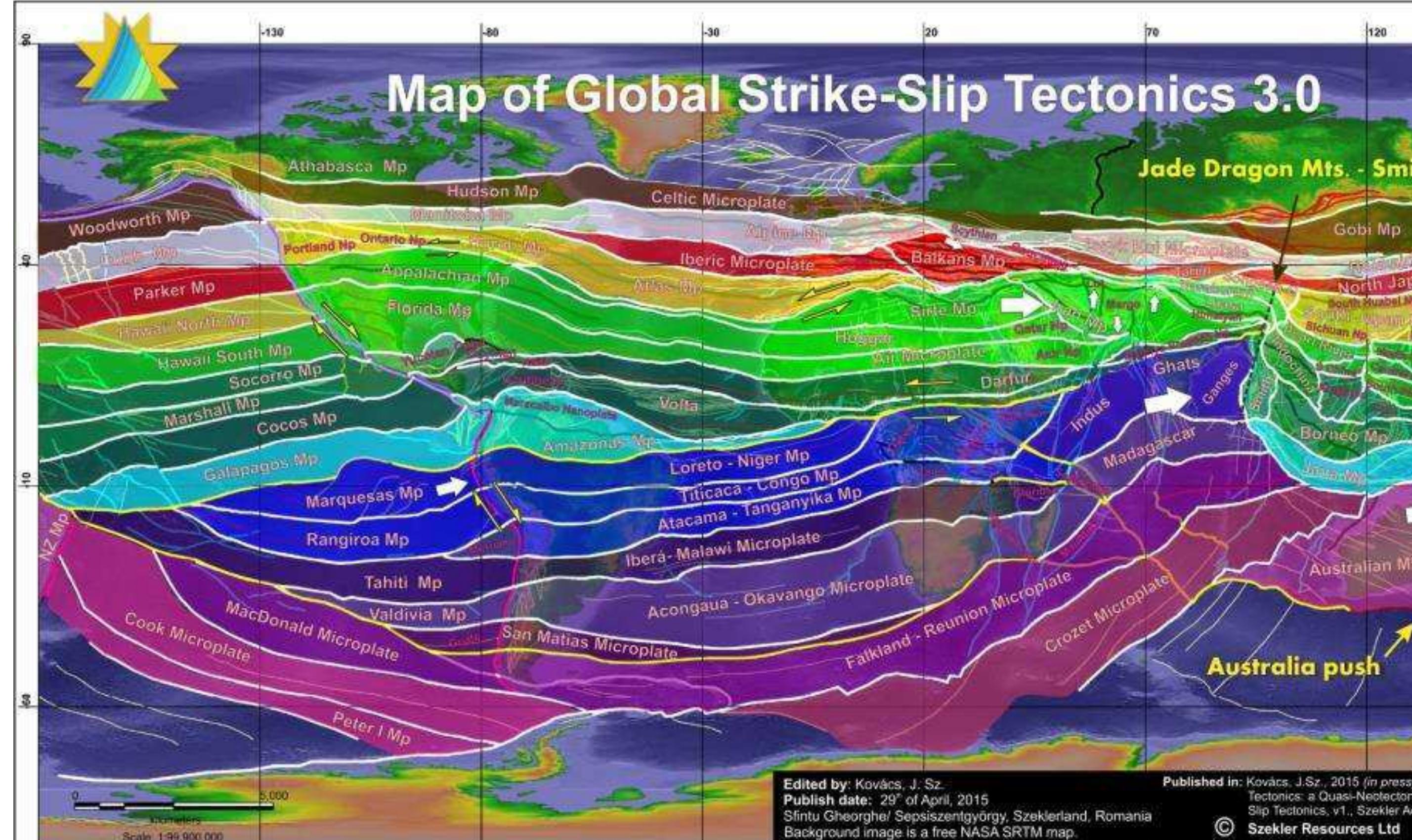 Figure 20 - Elements of Global Strike-Slip Tectonics: a
