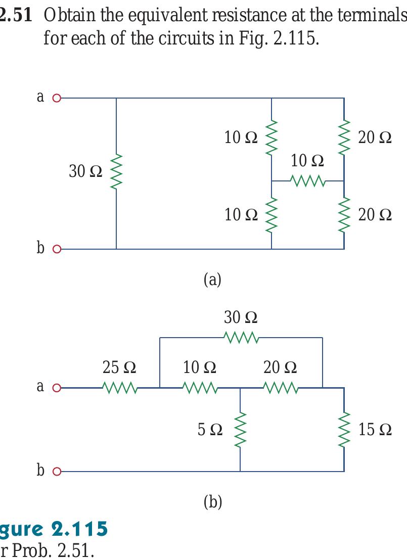 *2,52 for the circuit shown in fig. 2.116, find the