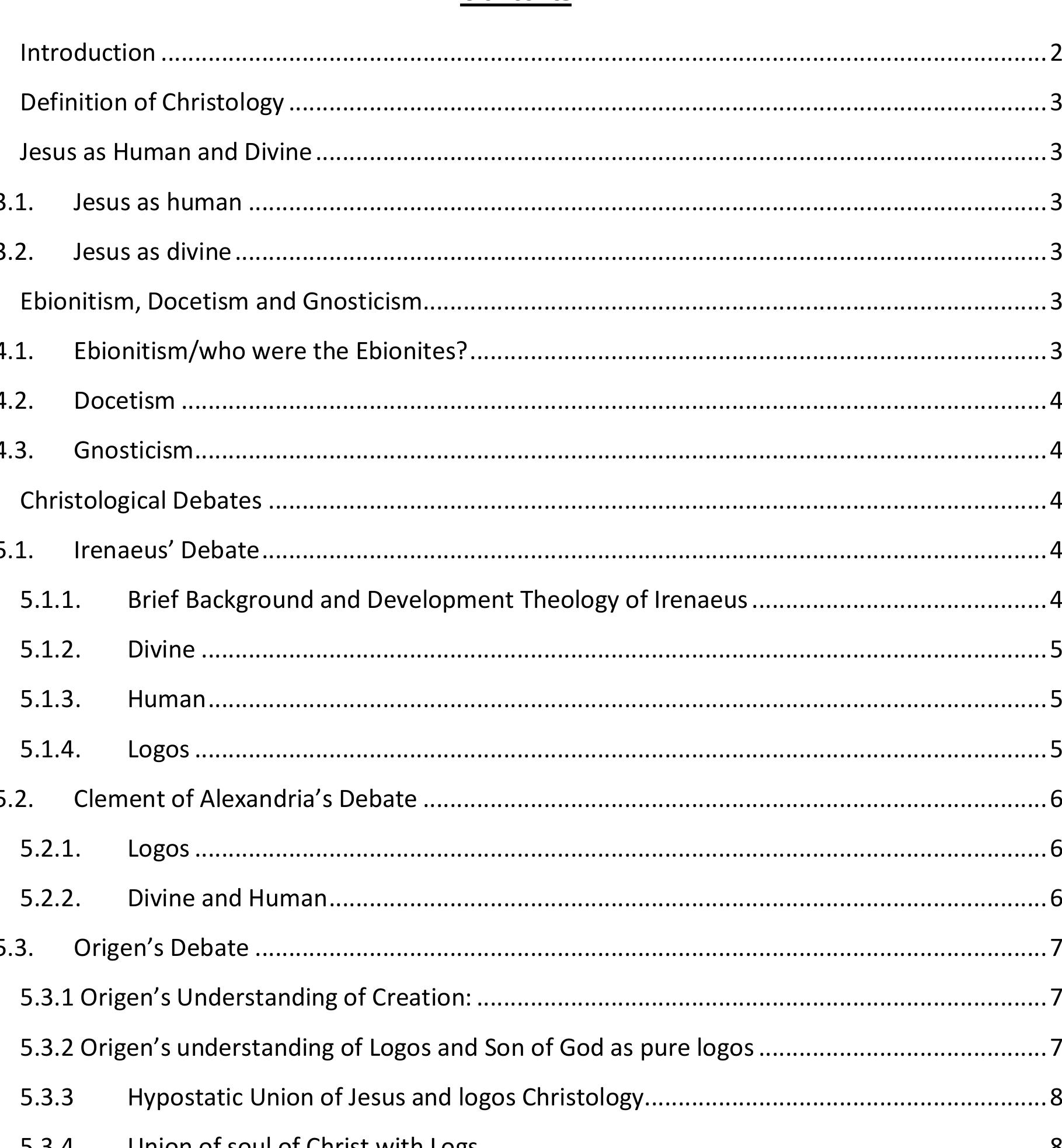 (PDF) Christological Debates in Early Church