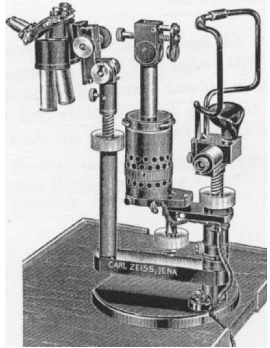 10 zeiss slit lamp after comberg’s design (1933)
