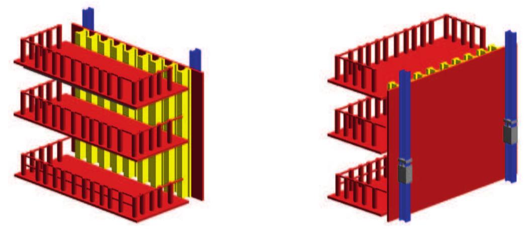 3d bim climbing formwork system (crane-dependent system)