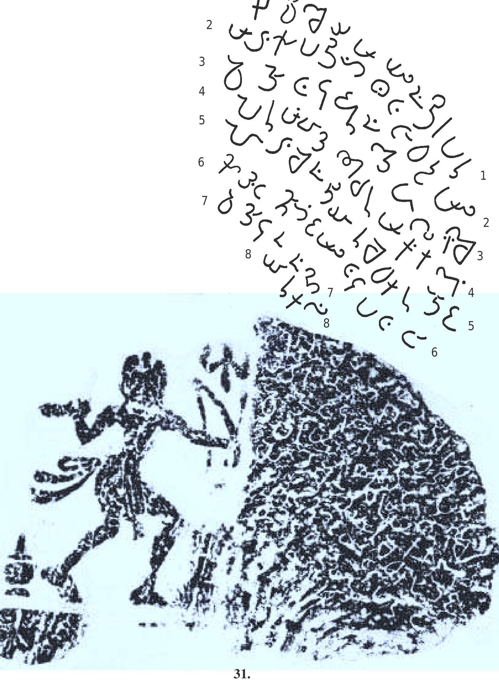 Figure 12 - The Creation of the Pallava Grantha Tamil Script