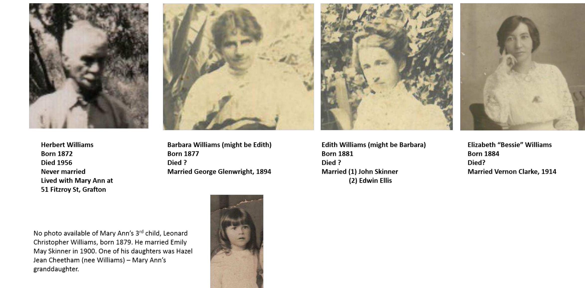 Photos courtesy of: hazel mason (herbert and hazel) and