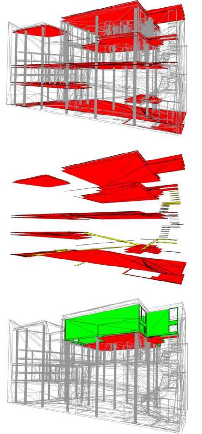 Figure 4 - A case-based design with 3D mesh models of