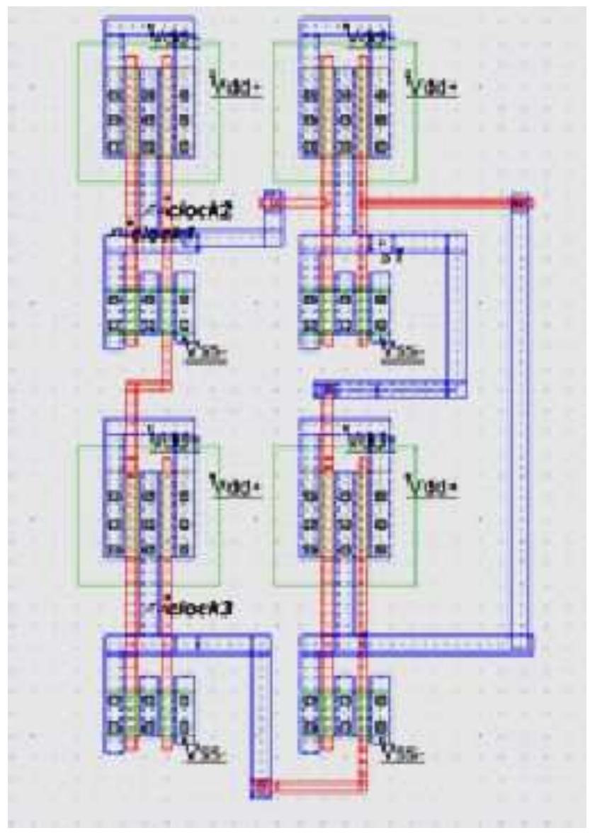 Figure 6 - from High Performance Layout Design of SR Flip