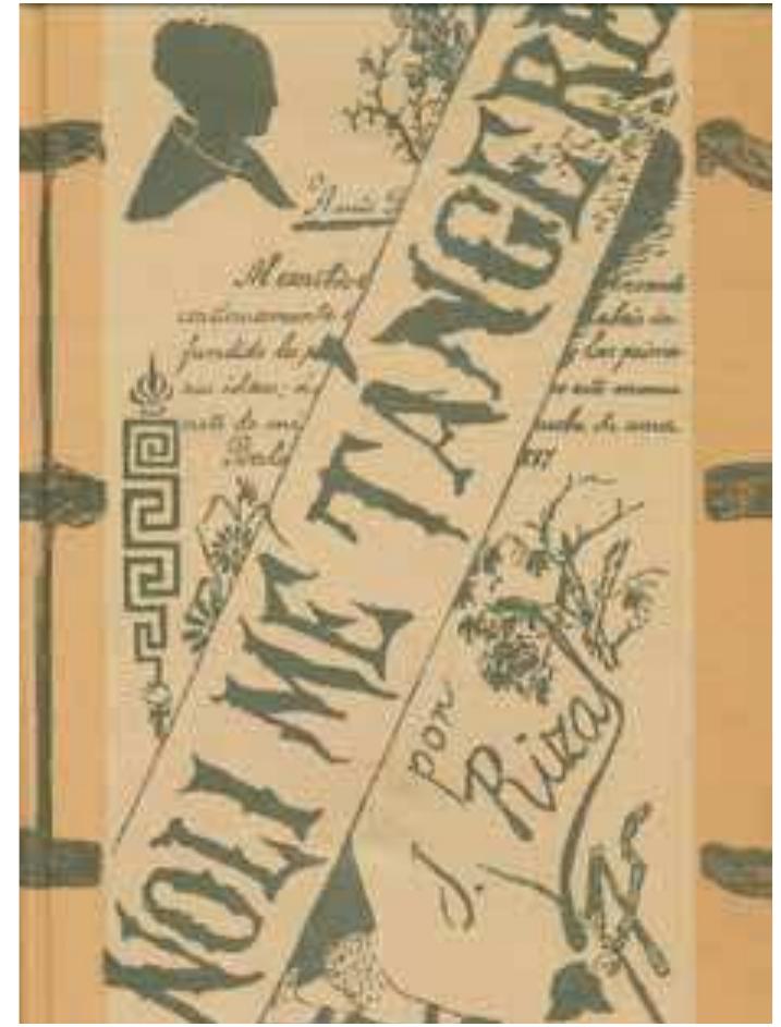Detail of cover drawing of the noli me tangere, national