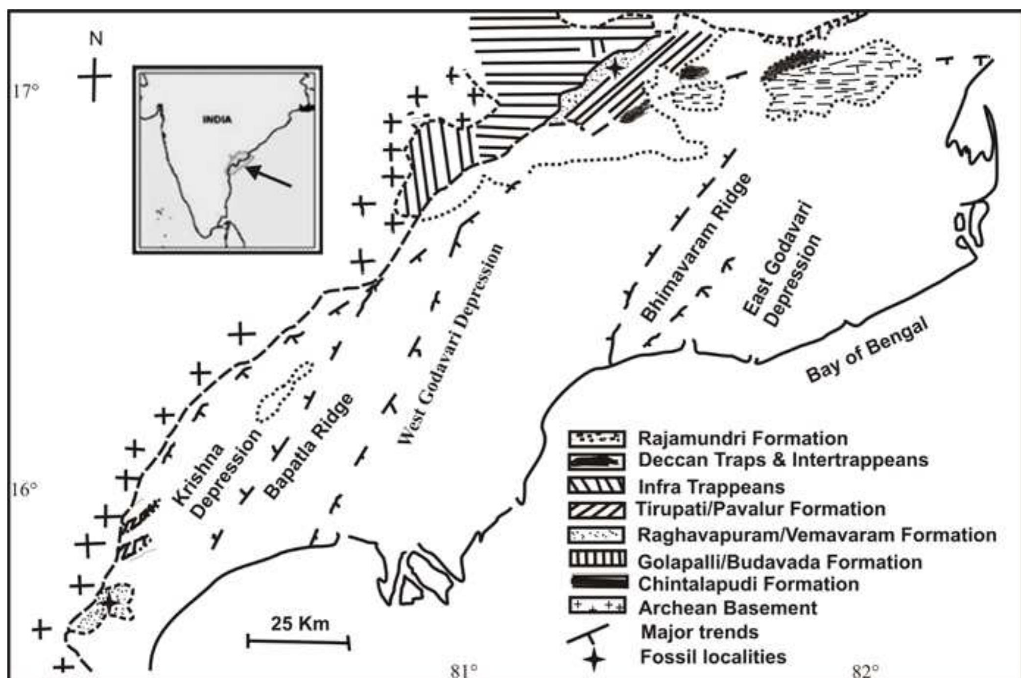 Geological map of kg basin (after arun kumar, 1986). the