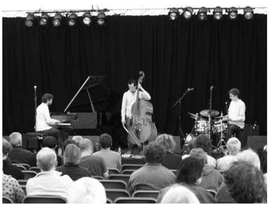 Tom cawley’s curios performing at the captain’s walk venue,