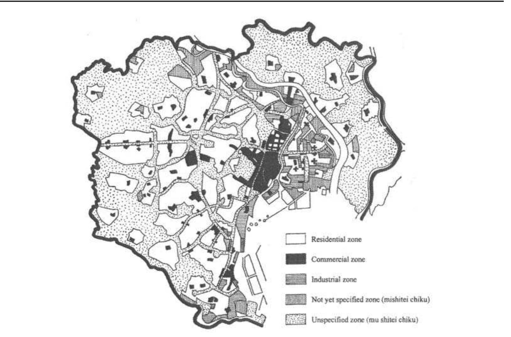 Note: ishikawa proposed a land-use plan as part of his
