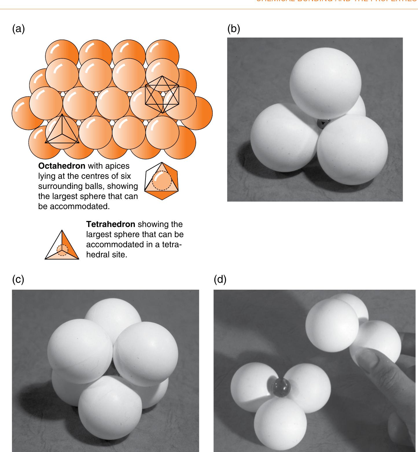 2 (a) two layers in a close-packed array of spheres. the