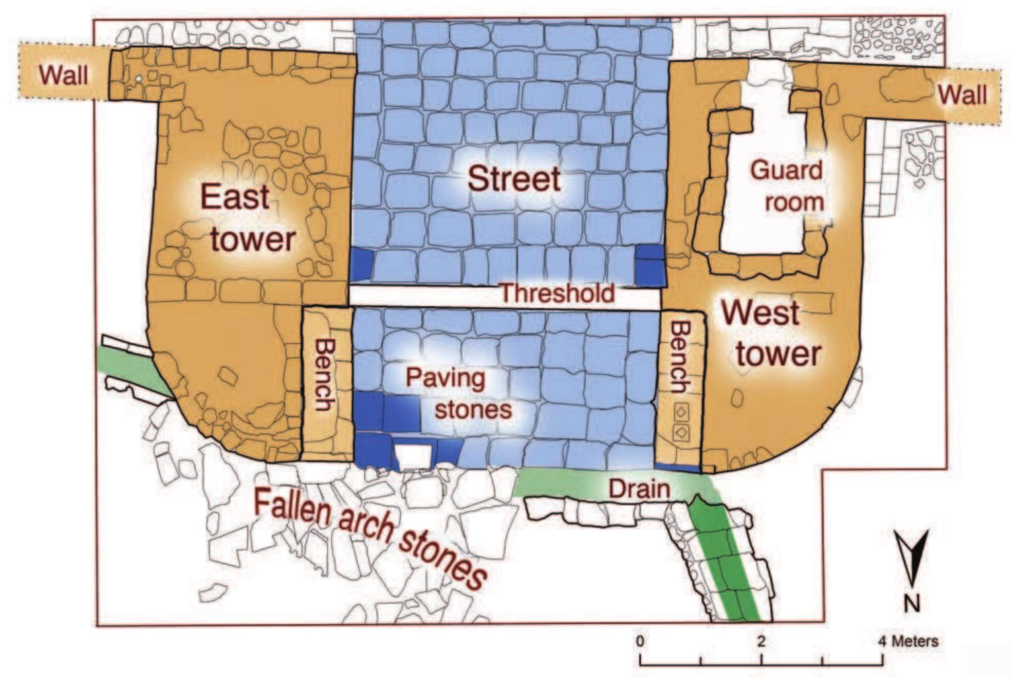 The northern area was excavated by dajani but was left