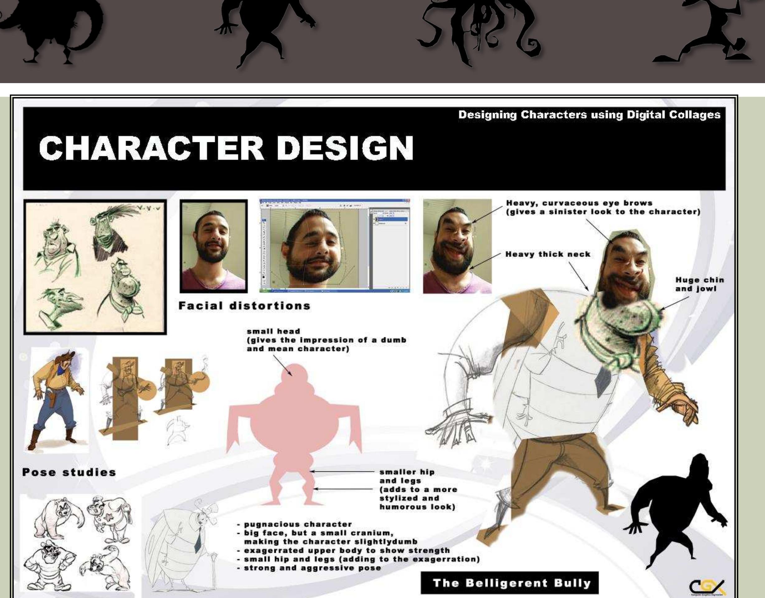 Figure 3 - CREATING STYLIZED CHARACTERS USING THE COLLAGE
