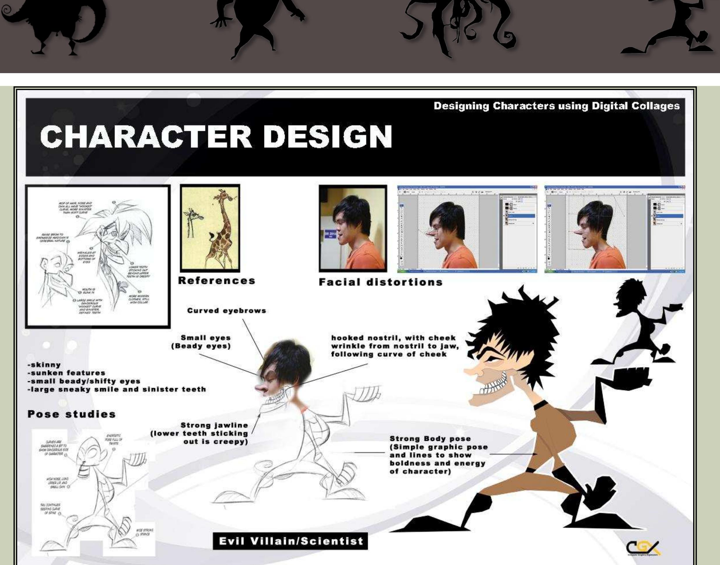 Figure 4 - CREATING STYLIZED CHARACTERS USING THE COLLAGE