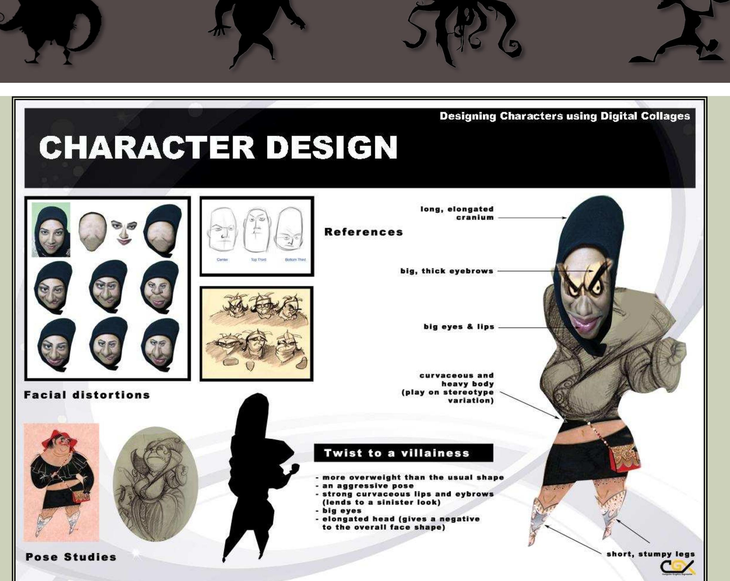 Figure 7 - CREATING STYLIZED CHARACTERS USING THE COLLAGE
