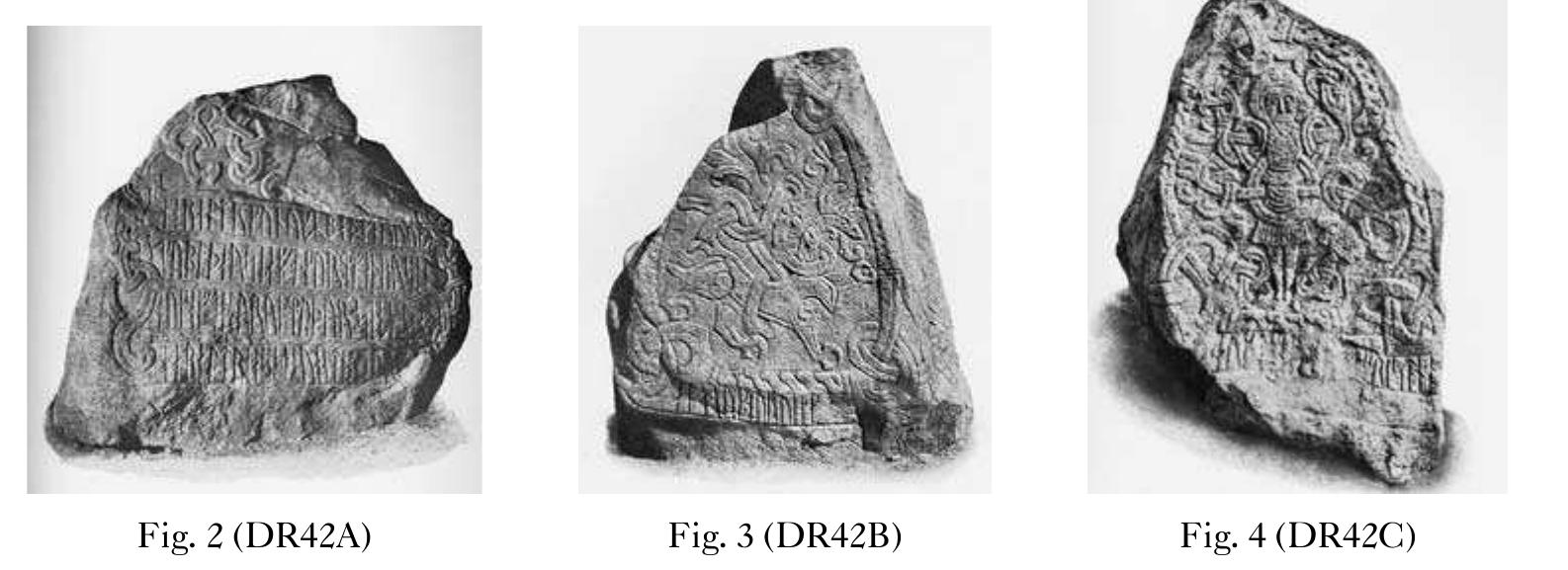 C have the pictures of the jelling beast and the crucifixed