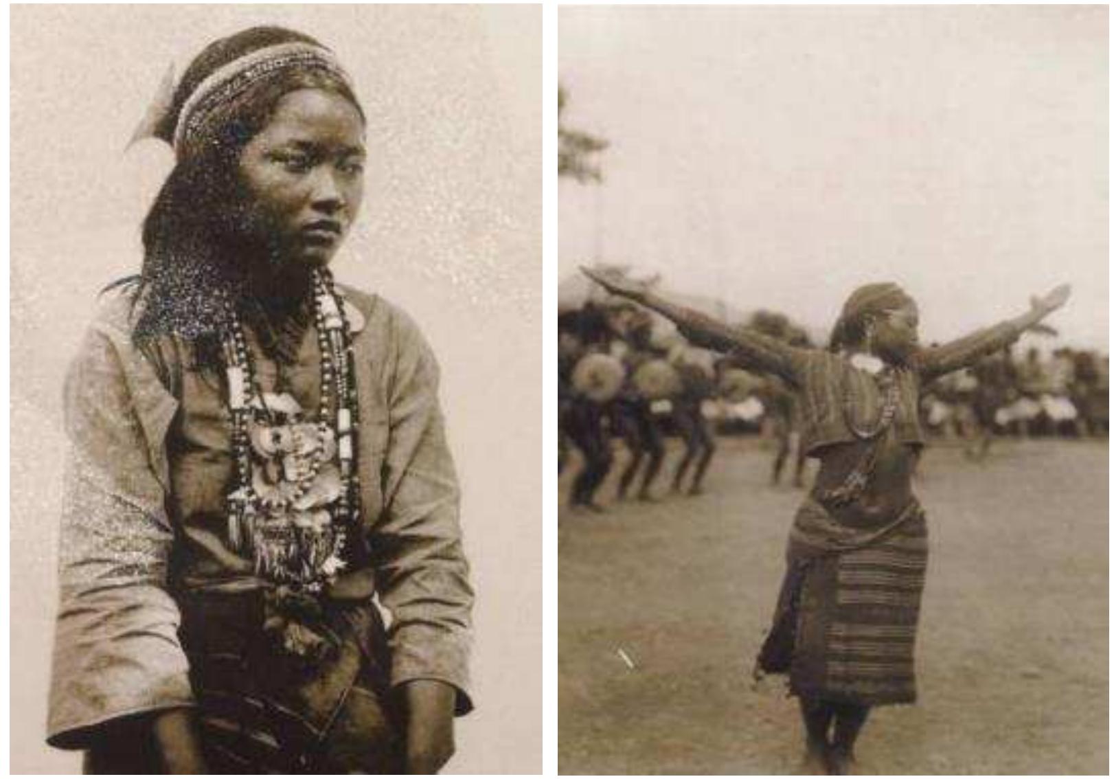 Portrait of an isneg female, she wears head fig 17 kalinga