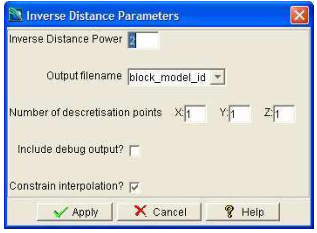 Constrain the interpolation of blocks to qpy only