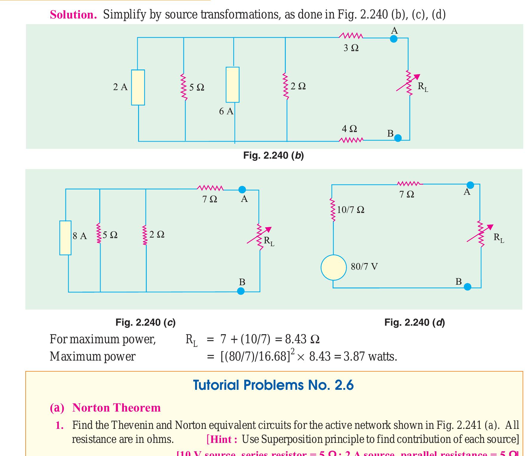 Figure 159 - DC NETWORK THEOREMS