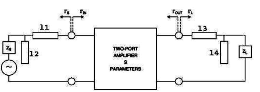 The complete matching network schematic is shown in fig 1.