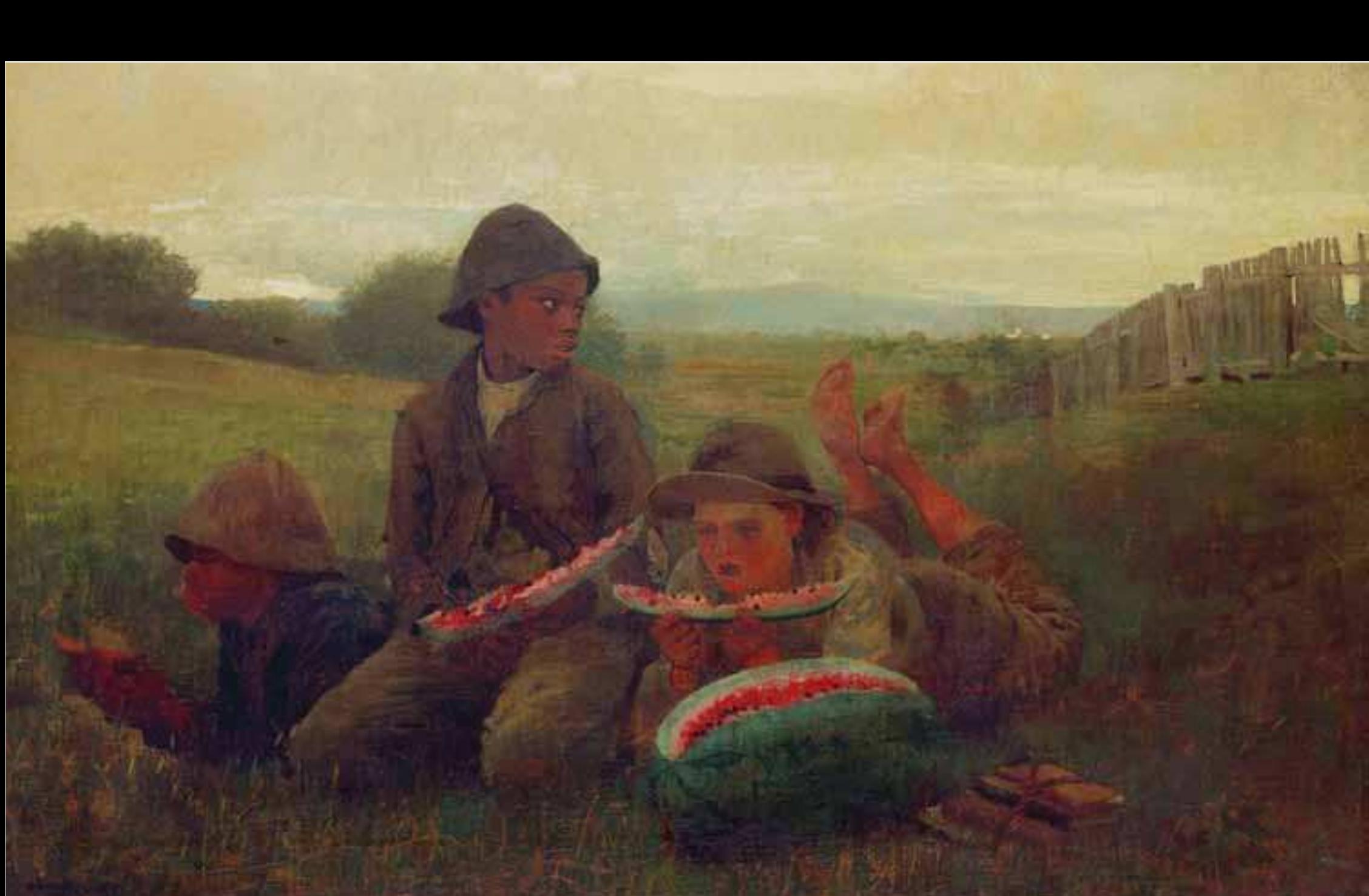 Figure 1 - Visual Irony and Racial Humor in Winslow Homer's