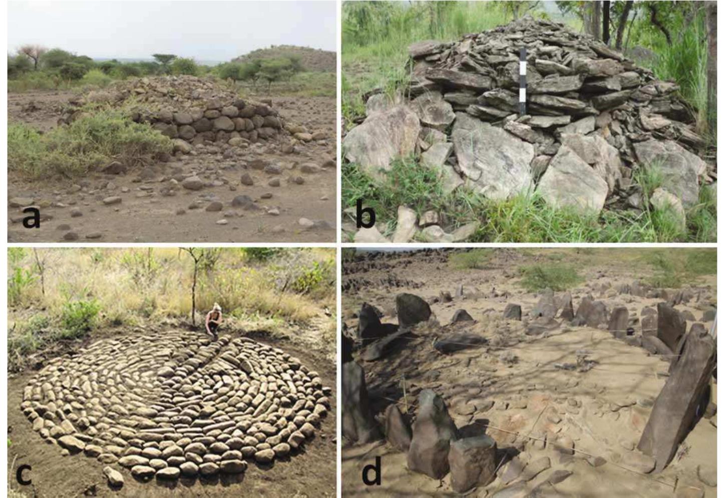 Faced cairns, platforms and ring cairns from eastern africa: