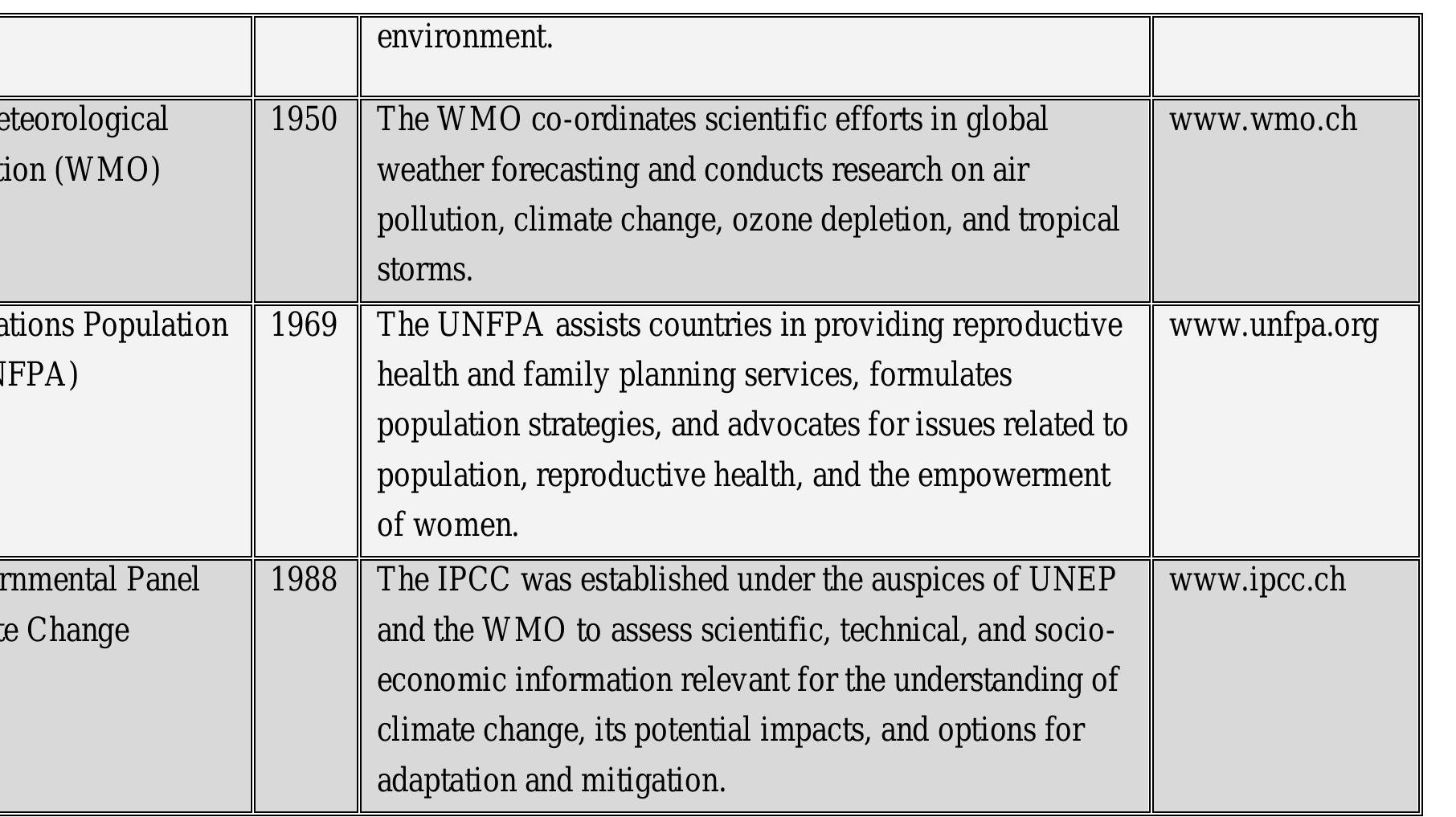 (PDF) The Role of International Organizations in Global Environmental ...