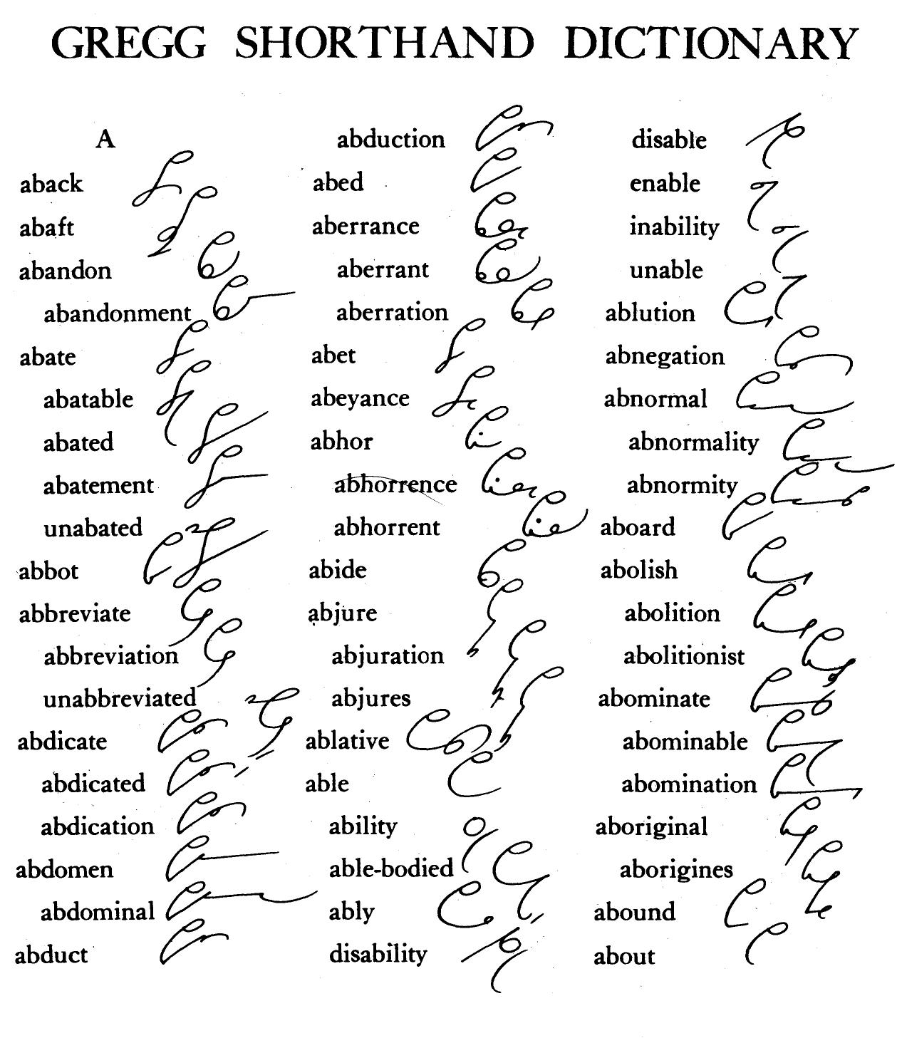 (PDF) Gregg Shorthand Dictionary