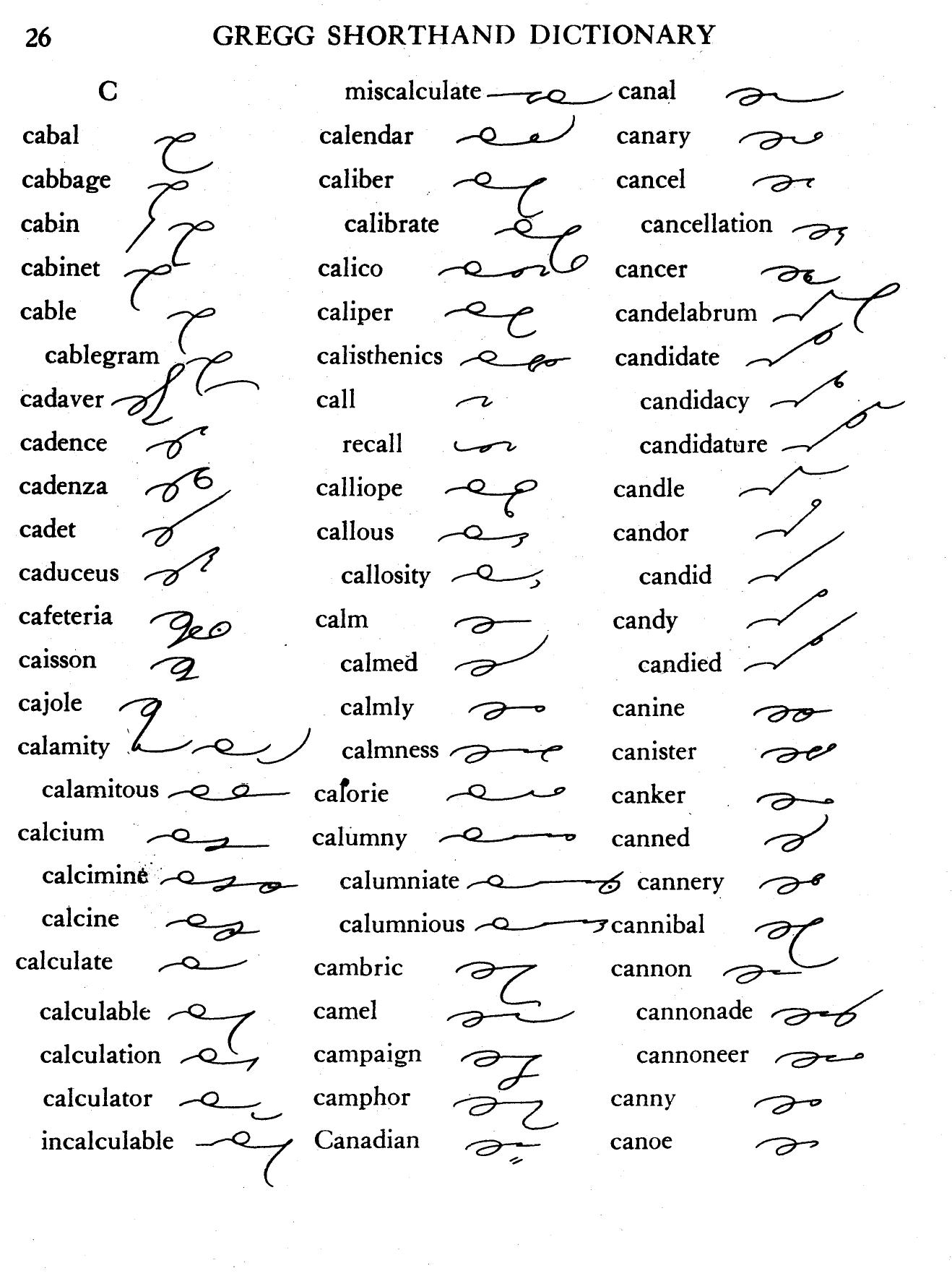 (PDF) Gregg Shorthand Dictionary