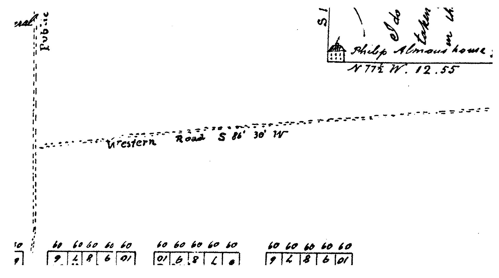 A historic redrawing of the shruder (1770) map shows more