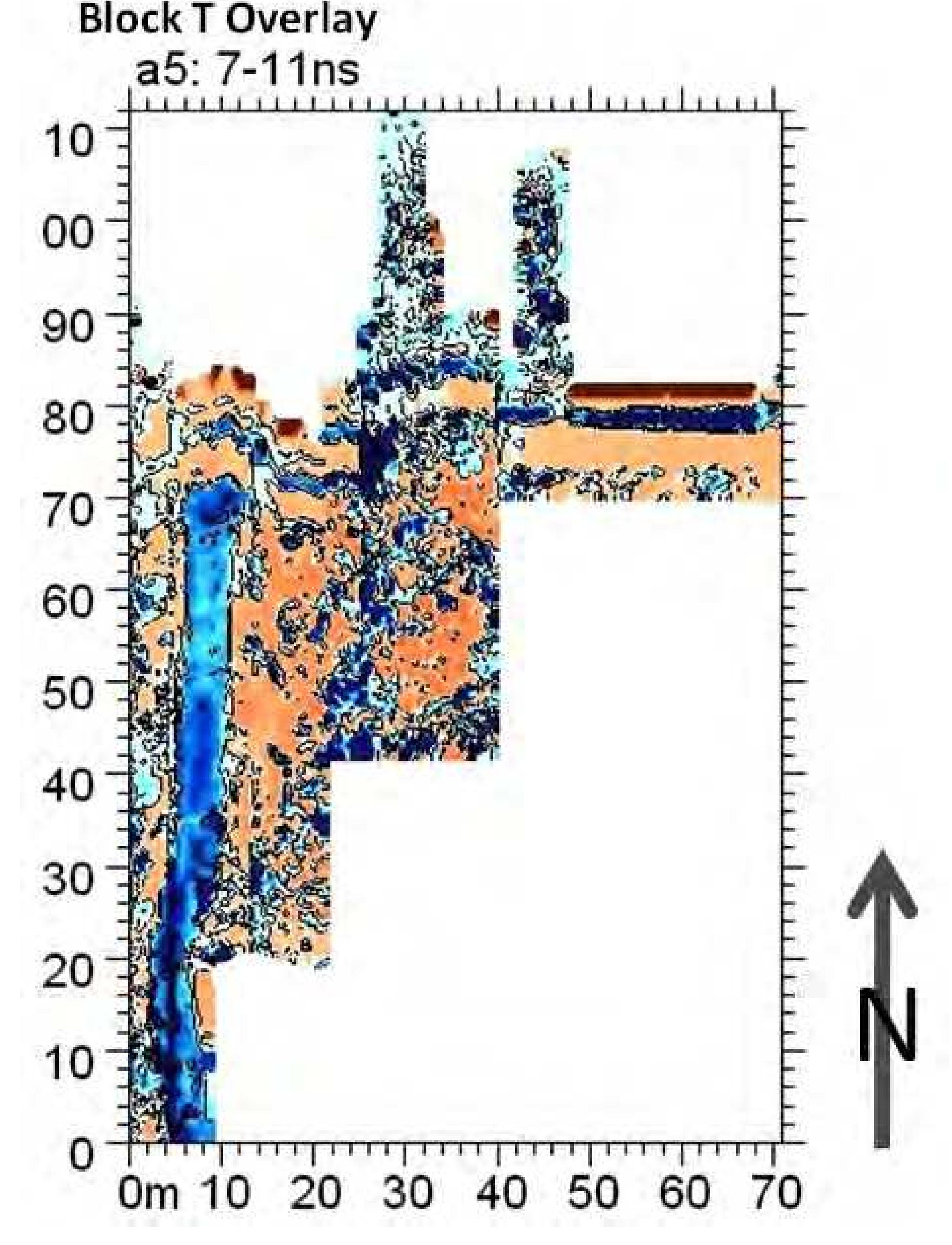 Gpr overlays of plan maps.