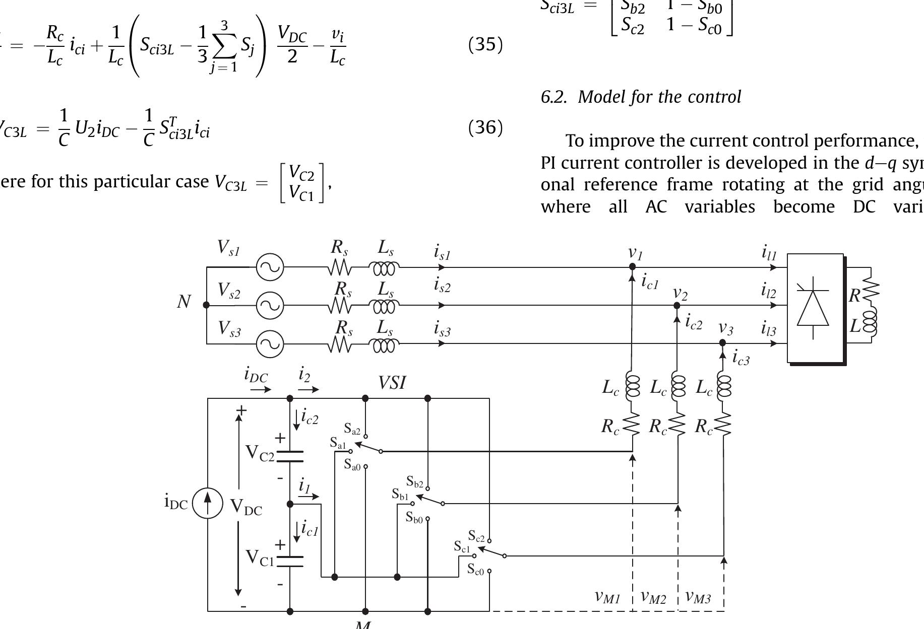 Functional diagram of shunt connection of apf based on a
