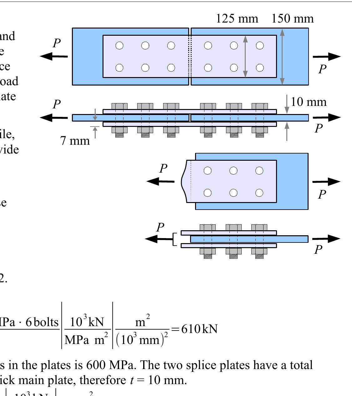 Gross tensile from the appendix, the allowable gross tensile