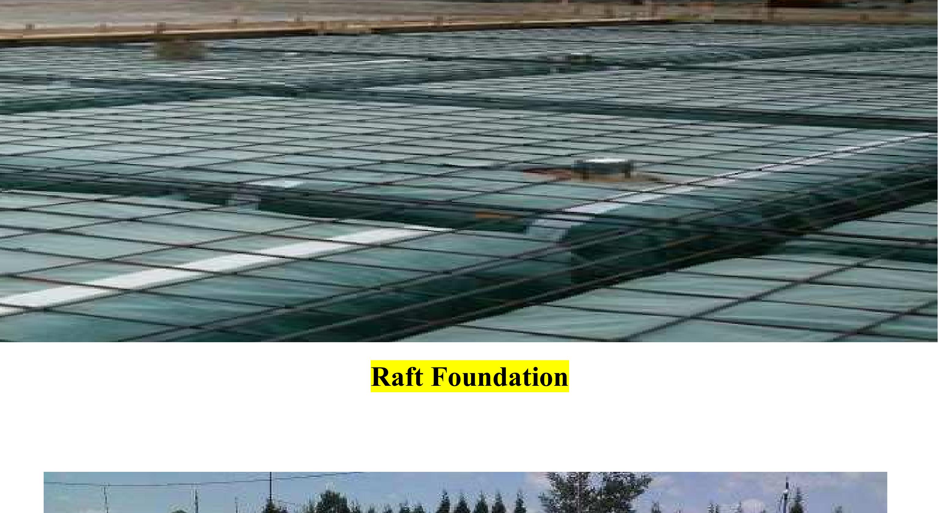 Figure 14 - Design of piled - Raft Foundation- تصميم