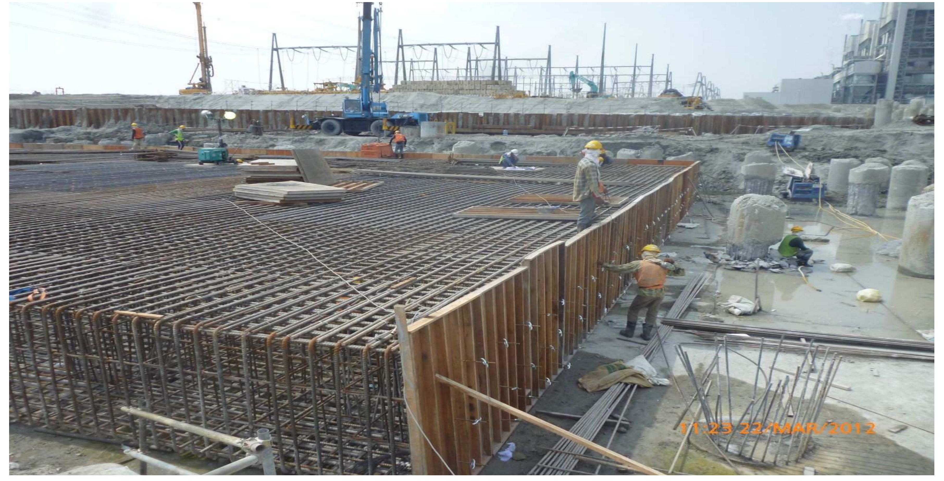 Figure 39 - Design of piled - Raft Foundation- تصميم
