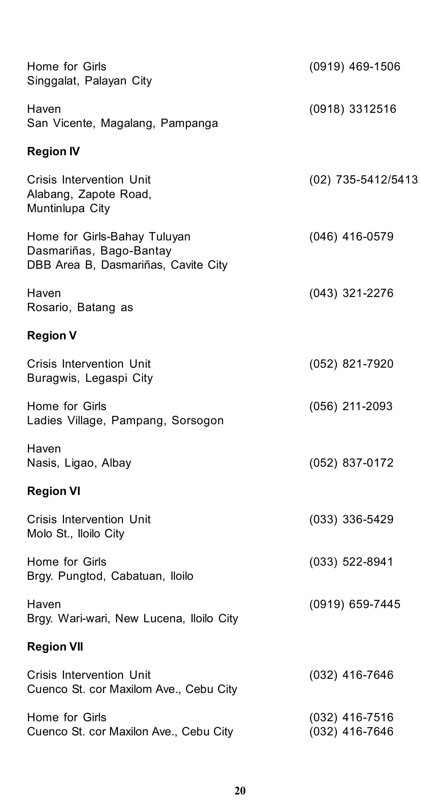 Table 1 - PRIMER ON BARANGAY PROTECTION ORDER