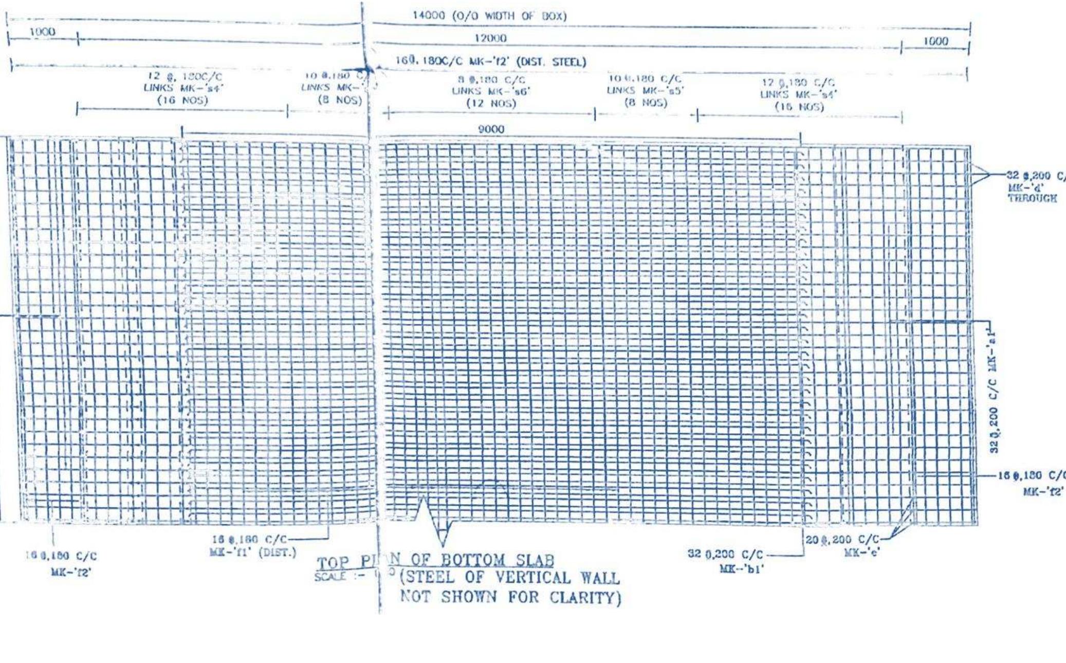 Figure 11 - Reinforced concrete box road under bridge design