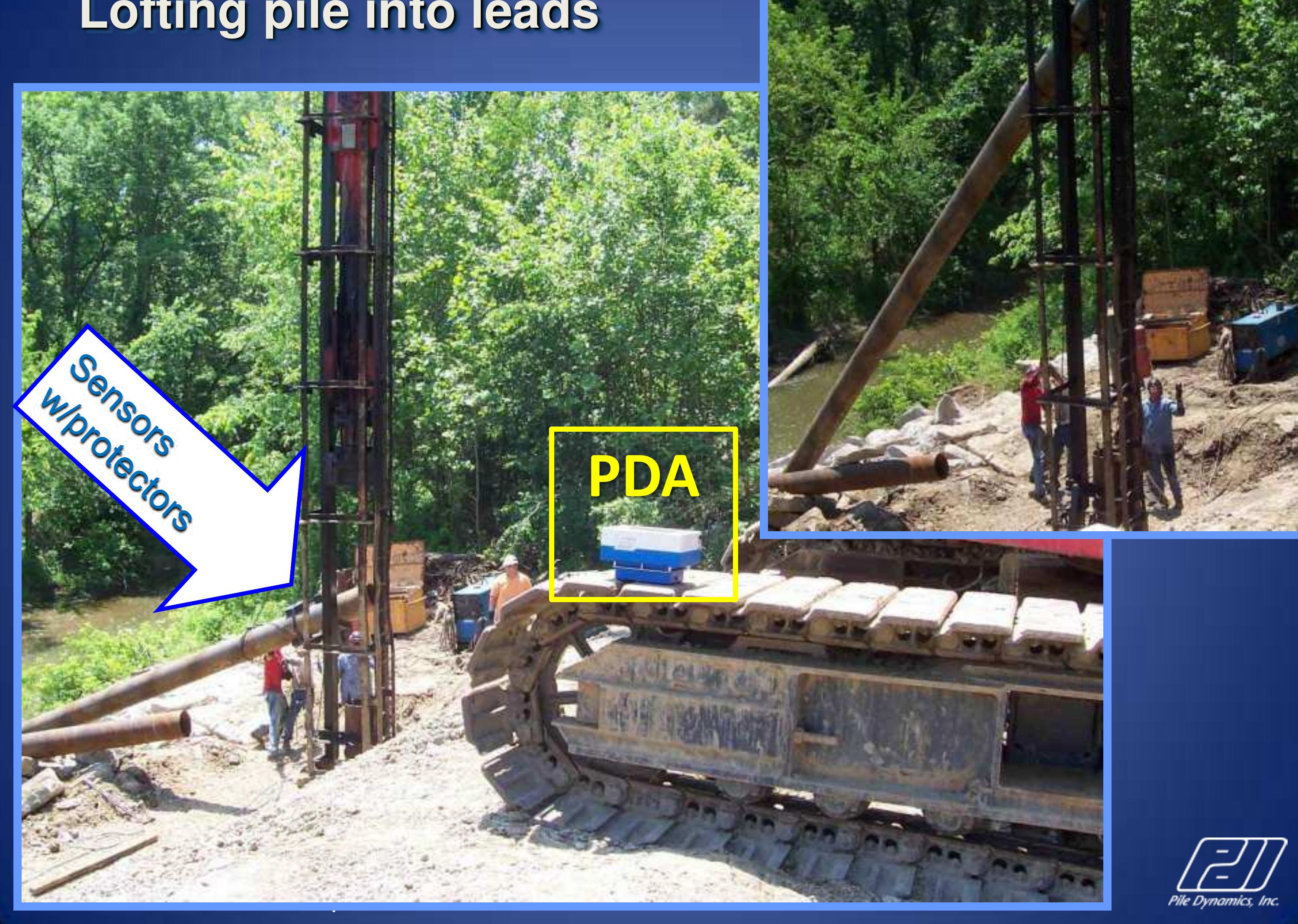 Figure 12 - Pile Driving Analyzer® (PDA) and CAPWAP® Proven