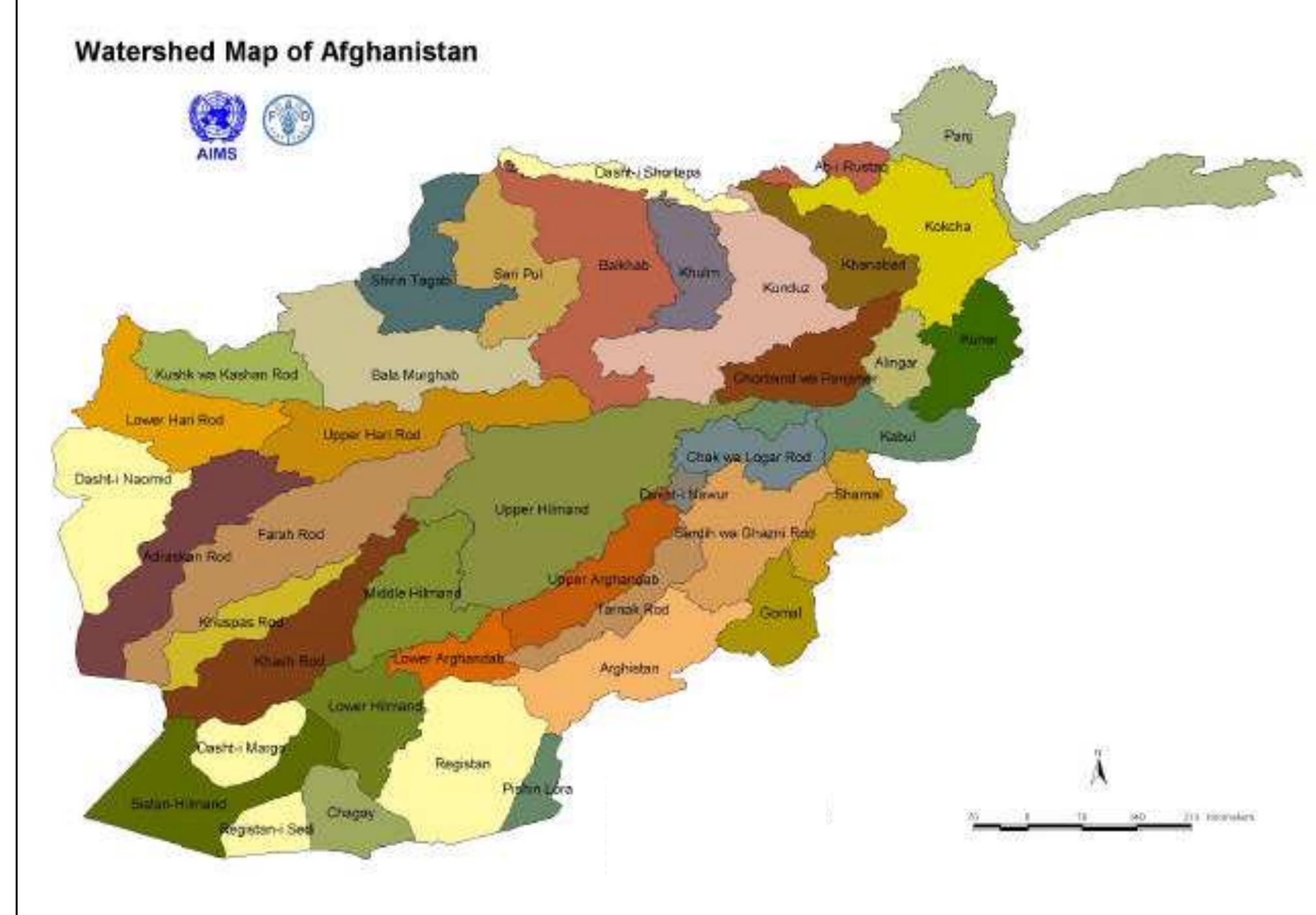 (PDF) River basins and Watersheds of Afghanistan