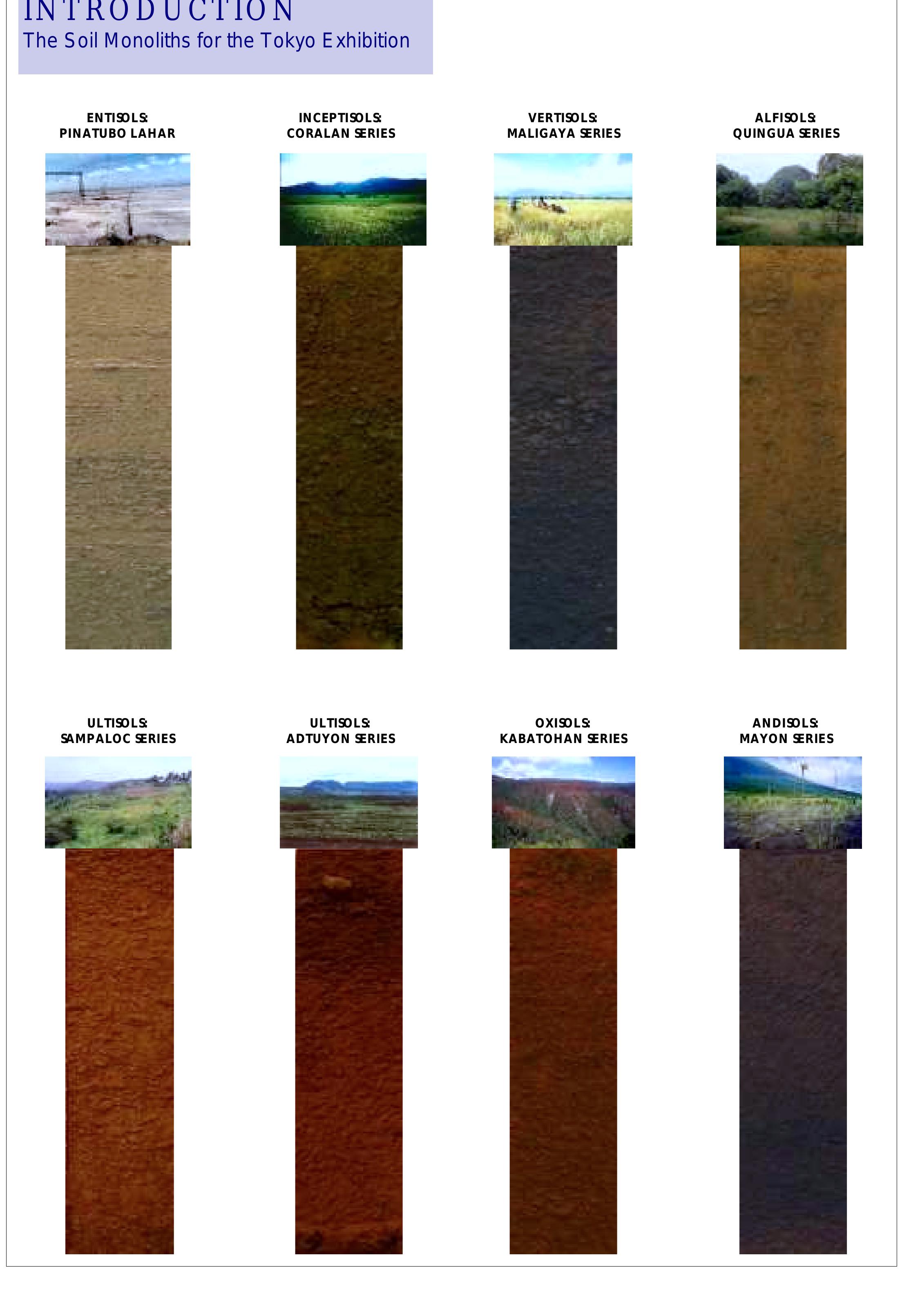 Figure 3 - SOILS OF THE PHILIPPINES: THE SOIL MONOLITH