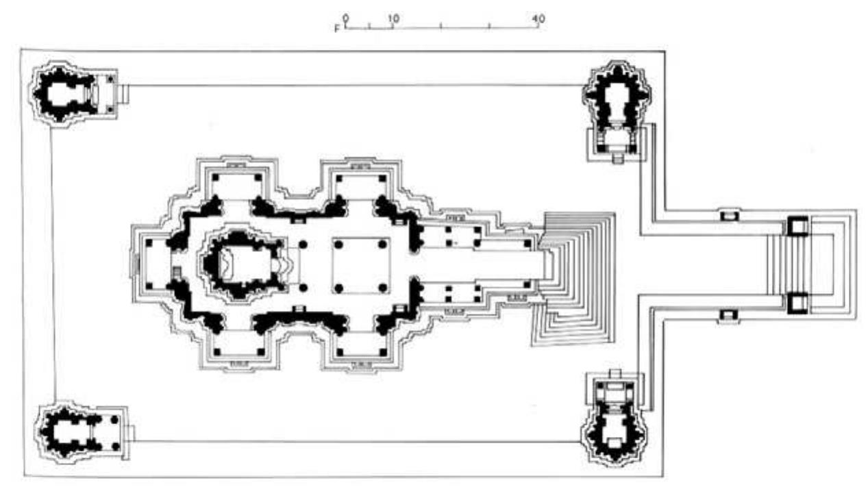7. lakshmana (vaikuntha) temple: the basic layout plan.
