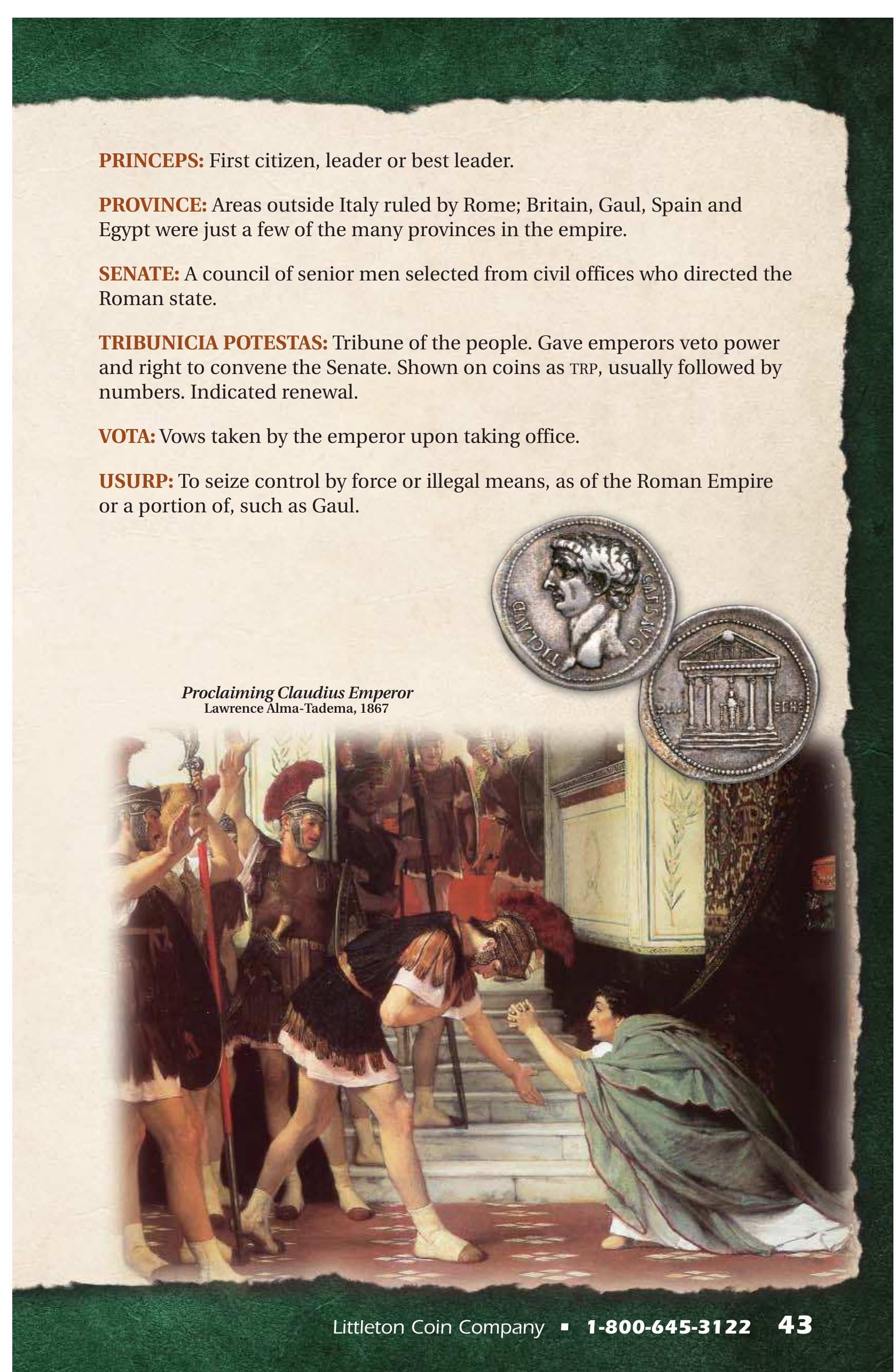 Figure 40 - Ancient Roman Coins