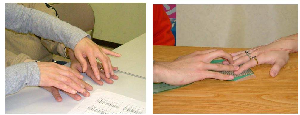 “yubi-tenji” (finger braille) is one of the tac ual